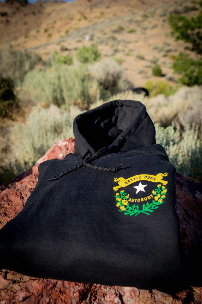 Battle Born Hoodie in black
